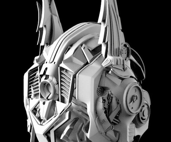 ArtStation - Optimus Prime Robot Head | Resources