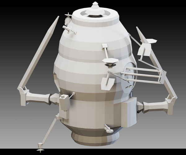 ArtStation - 30- Satellite Props- High detail 3d models- Vol 04 | Resources