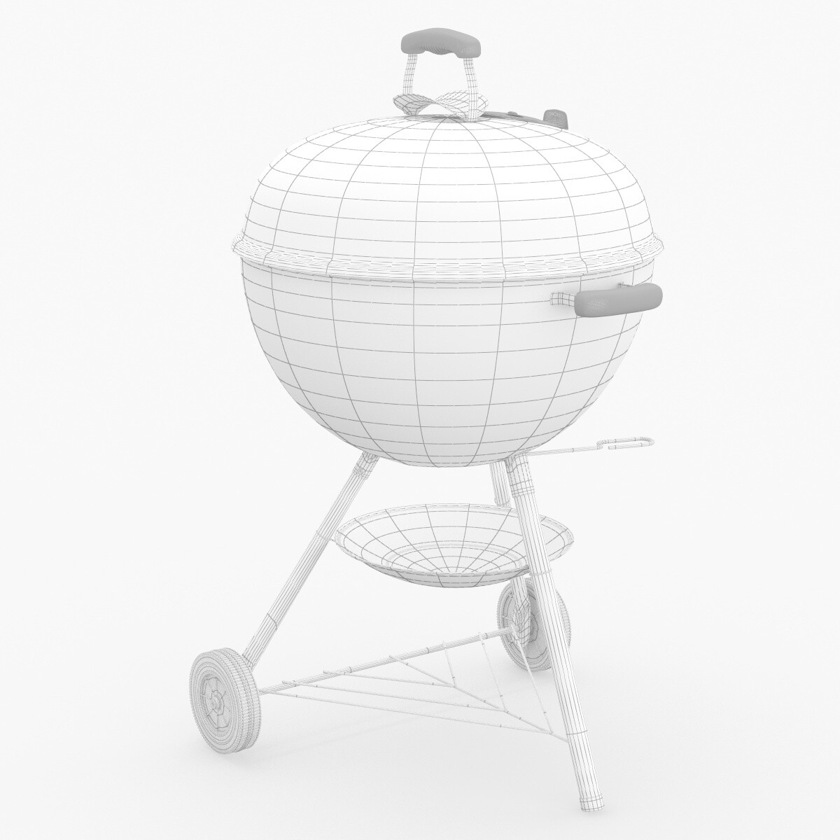 ArtStation - Weber 741001 Original Kettle 22-Inch Charcoal Grill 3D ...