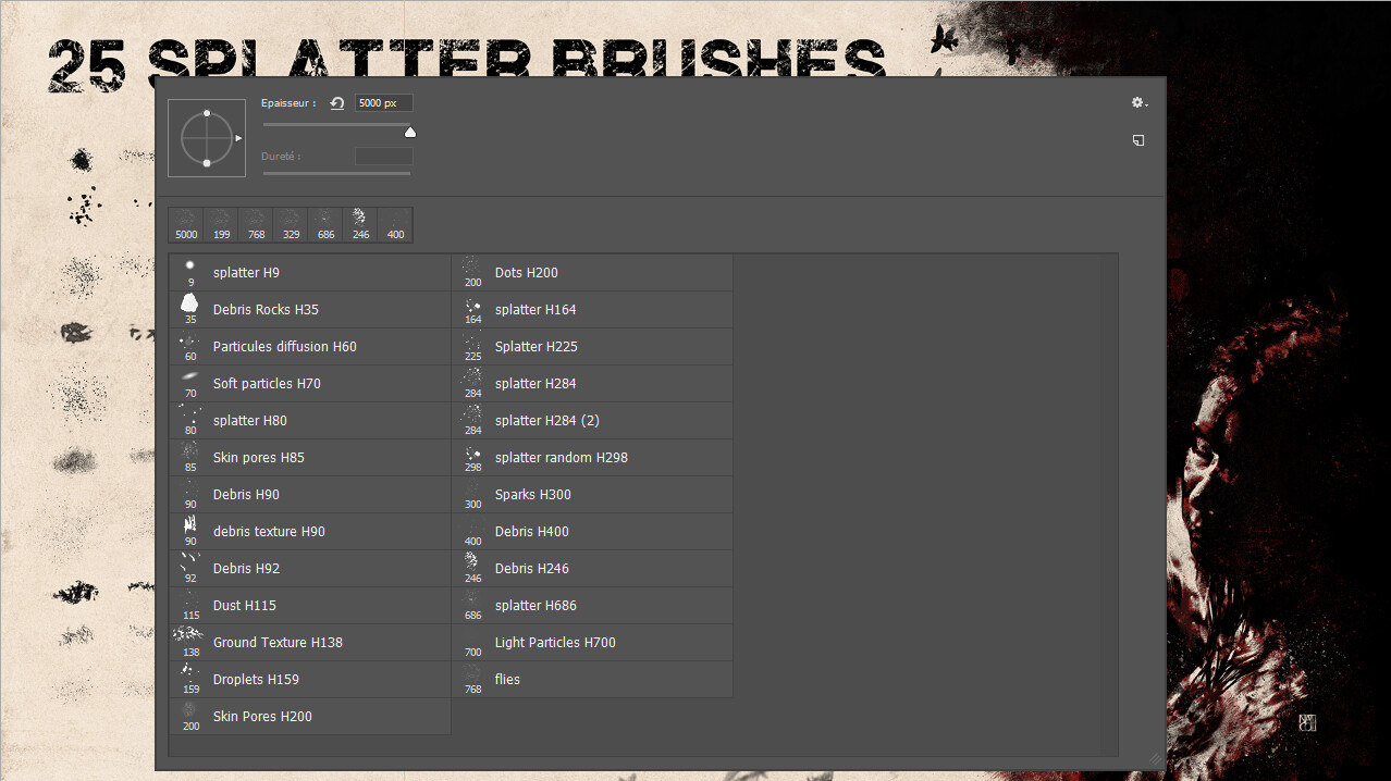 ArtStation - 25 splatter brushes | Brushes