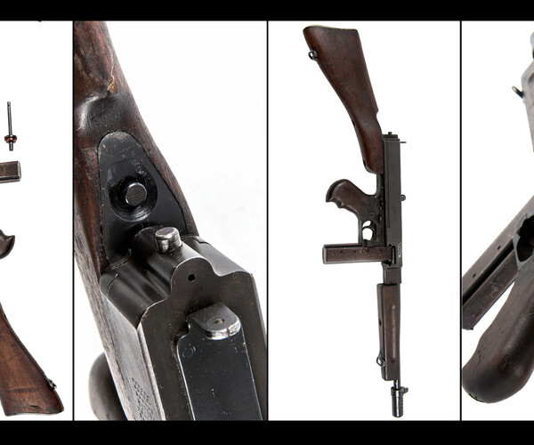 ArtStation - Thompson Submachine Gun | Reference Pack | Resources