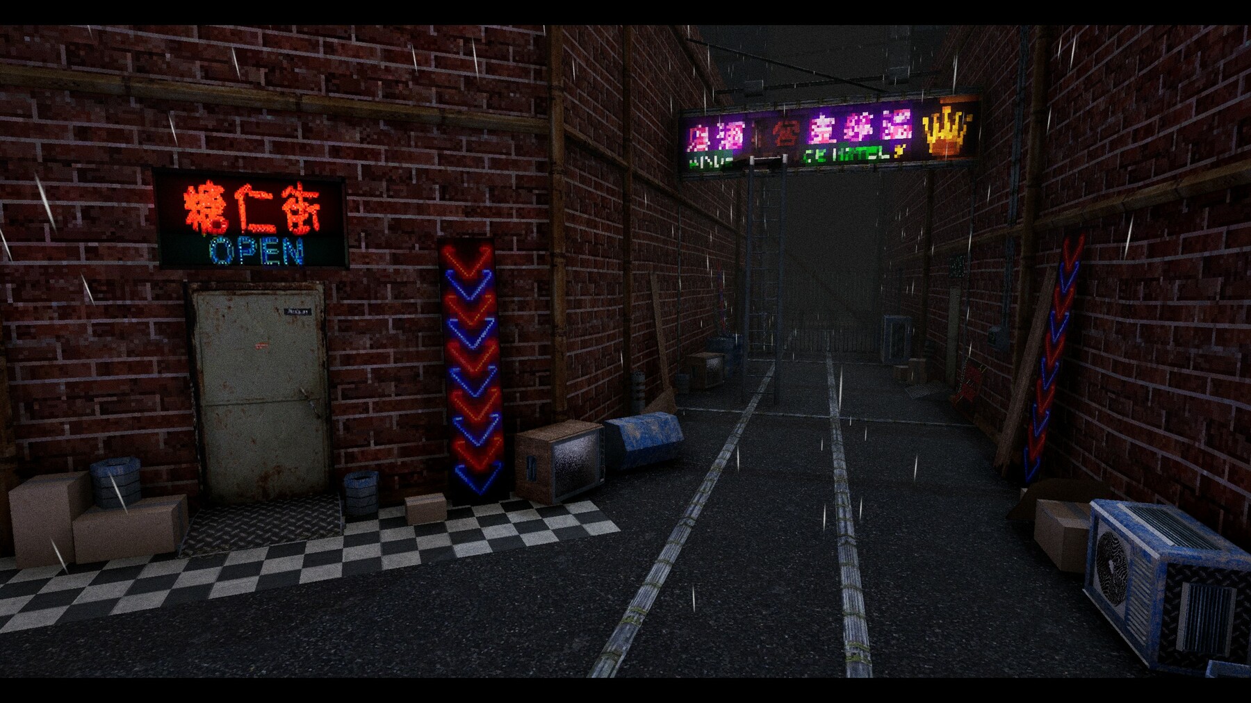 ArtStation - PlayStation 1 Style - Alleyway Pack | Game Assets