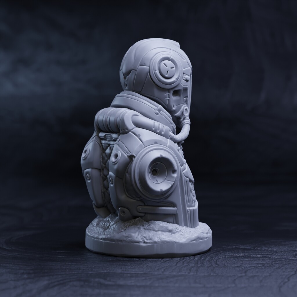ArtStation - STL - Pathfinder Suit - Sci Fi Bust | Resources