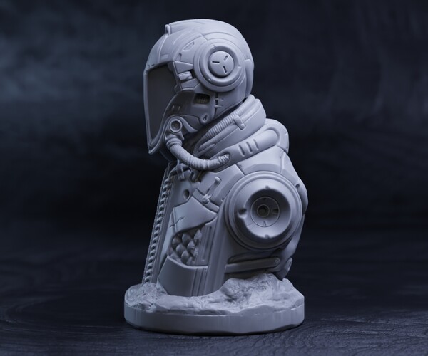 ArtStation - STL - Pathfinder Suit - Sci Fi Bust | Resources