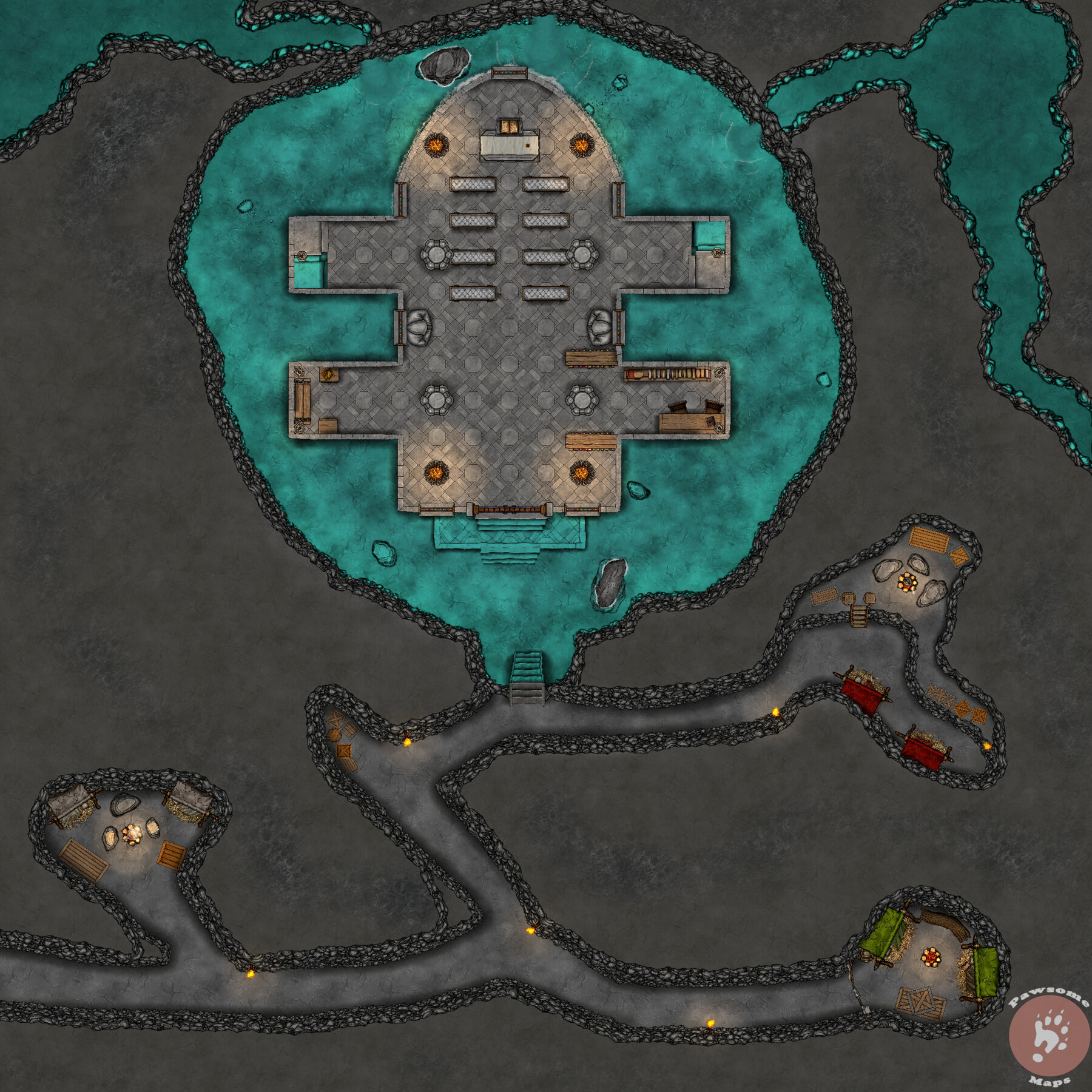 ArtStation - Cultist Hideout | Artworks