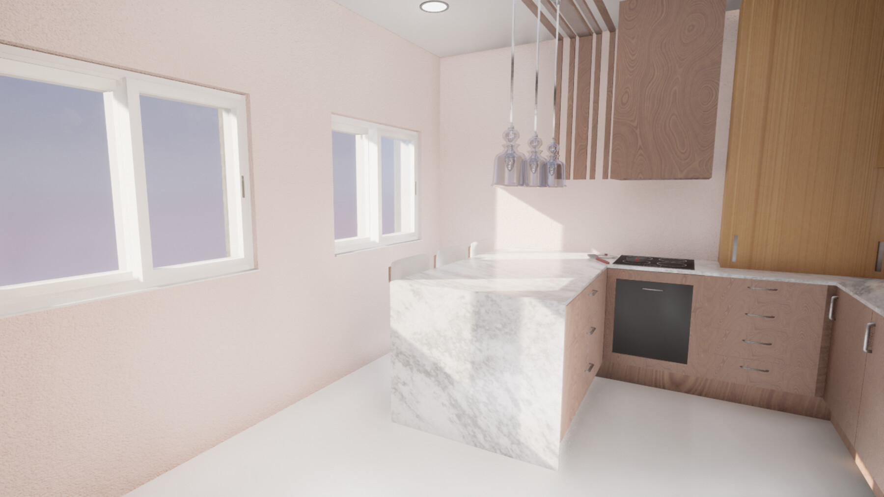 ArtStation - Small Kitchen 3D Model | Game Assets