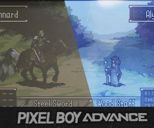 ArtStation - Pixel Boy! Advanced LCD Filters for Pixel Art in Photoshop ...