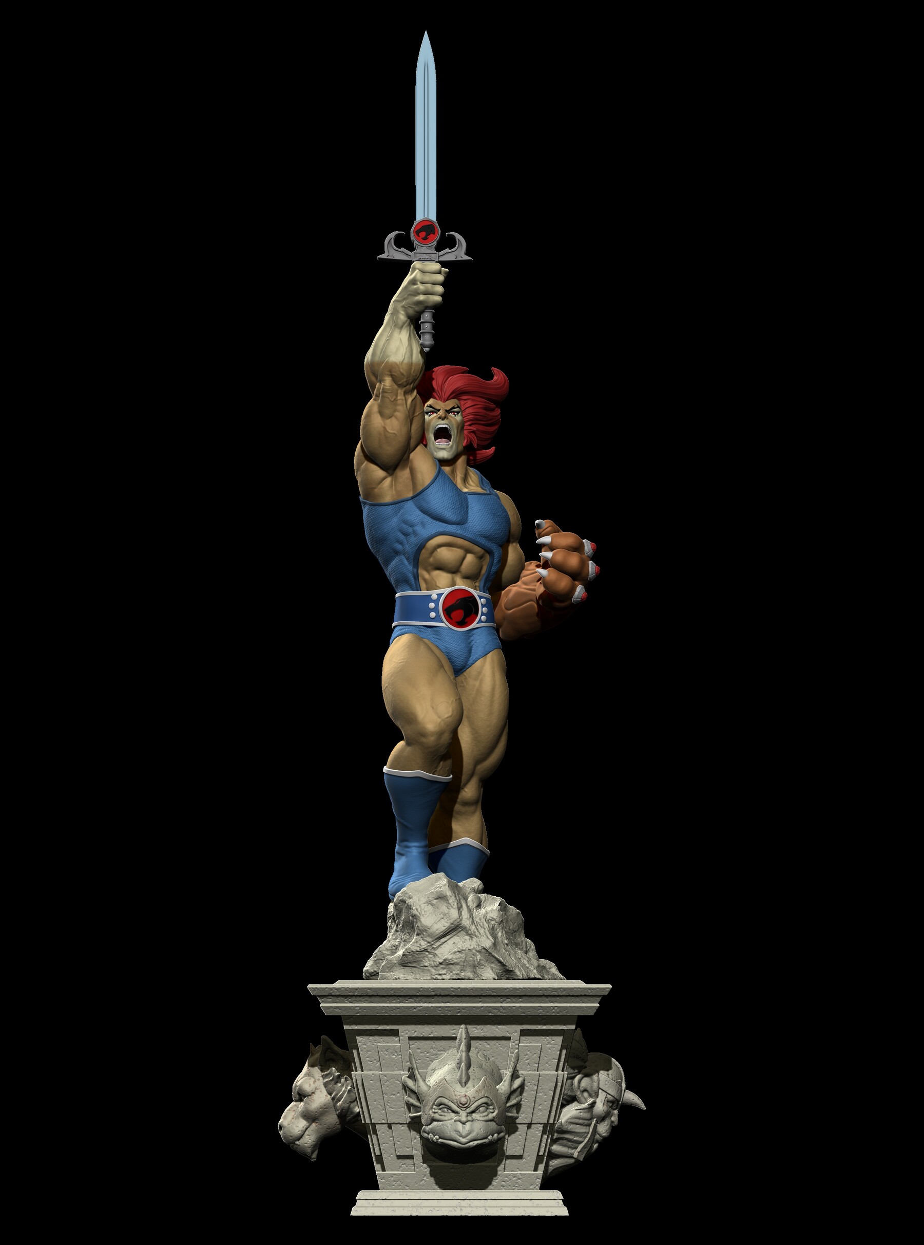 ArtStation - Thundercats Lion-O STL for 3D printing Fanart Term 24 CG Pyro 3D models | Resources
