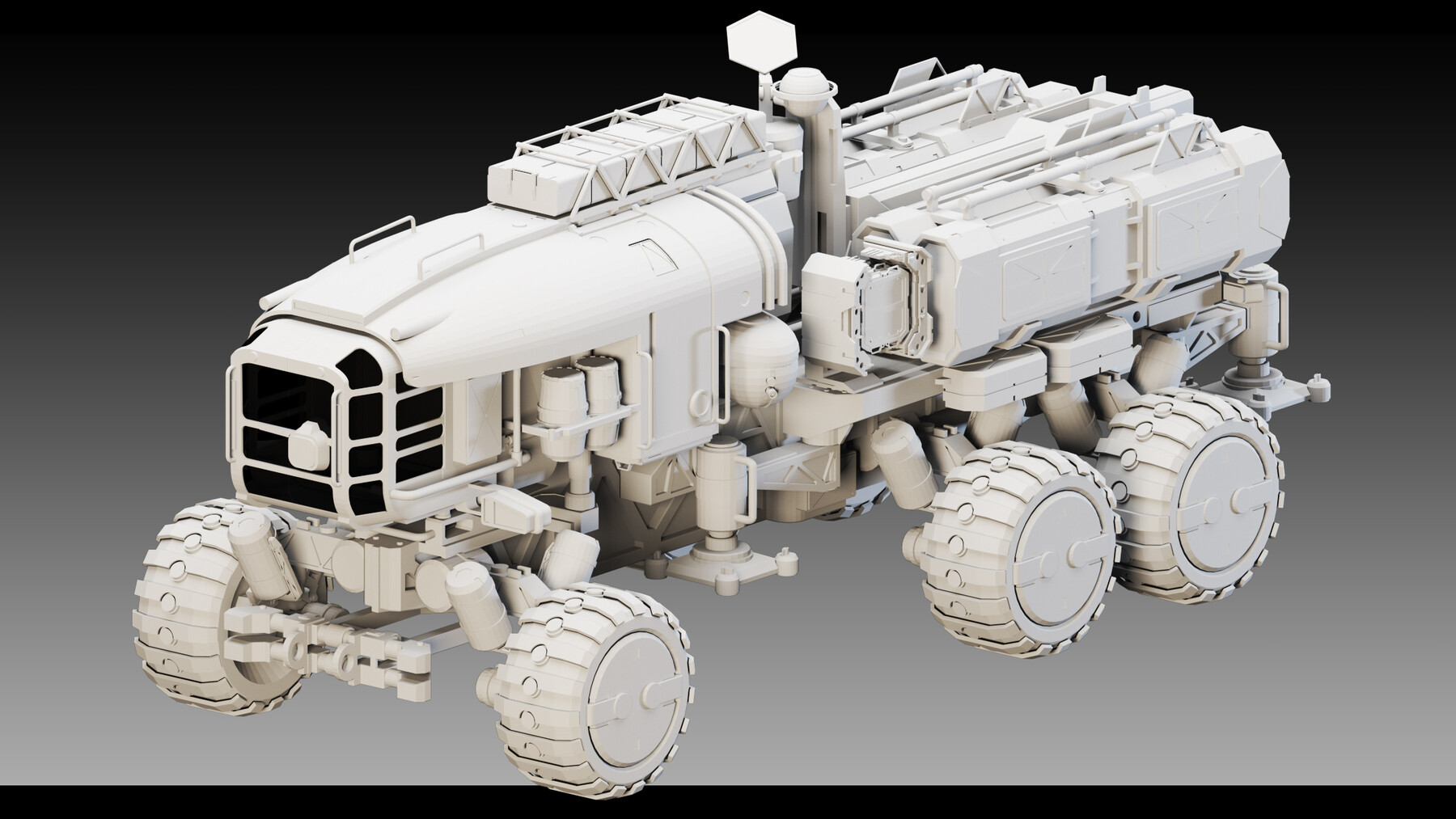 ArtStation - 6 Sci- Fi Vehicles- High detail 3d models | Resources