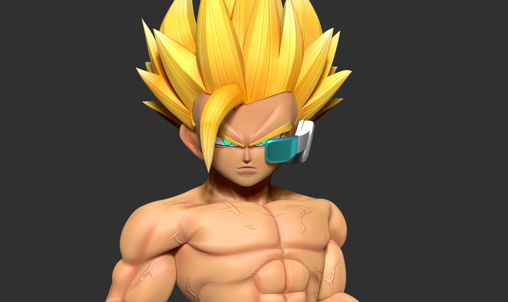 ArtStation - Teen Gohan with gym | Resources