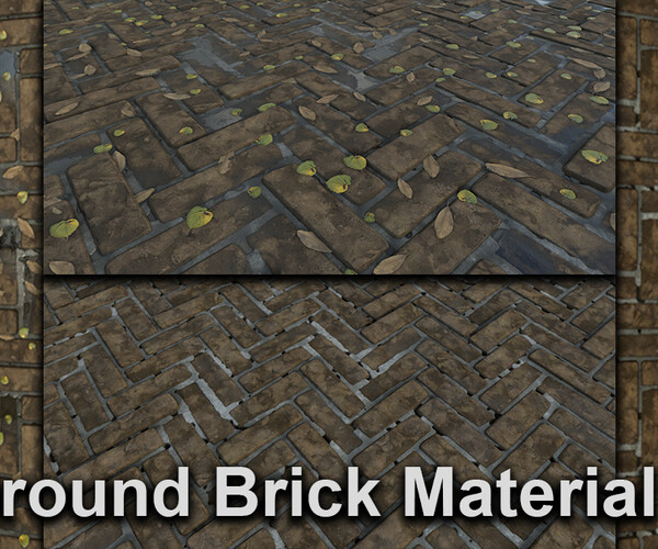 ArtStation - Ground Brick Material 3 | Resources