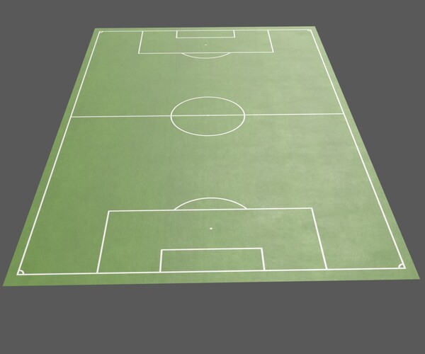 ArtStation - PBR Soccer and Football Pitch | Game Assets