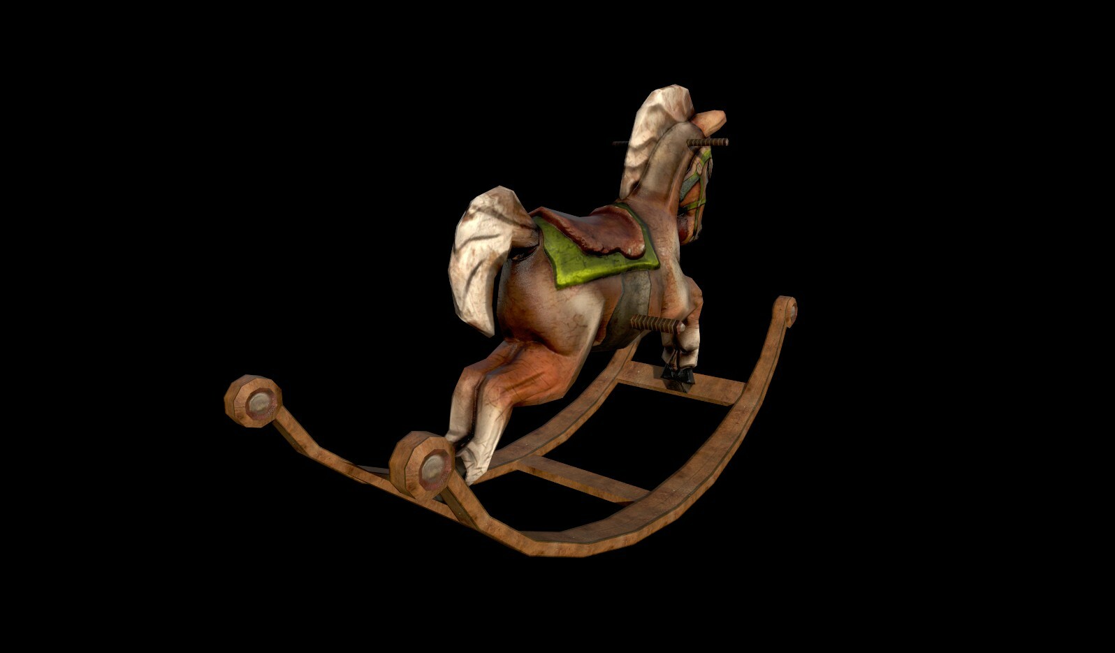 ArtStation - Rocking Horse - PBR - Textured | Game Assets