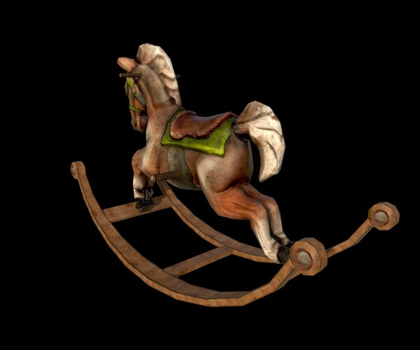 ArtStation - Rocking Horse - PBR - Textured | Game Assets