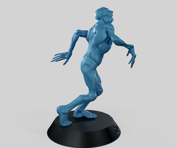 ArtStation - Zombie Undead Pose 01 3D printable model | Resources