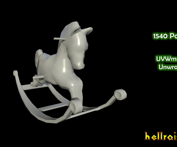 ArtStation - Rocking Horse | Game Assets