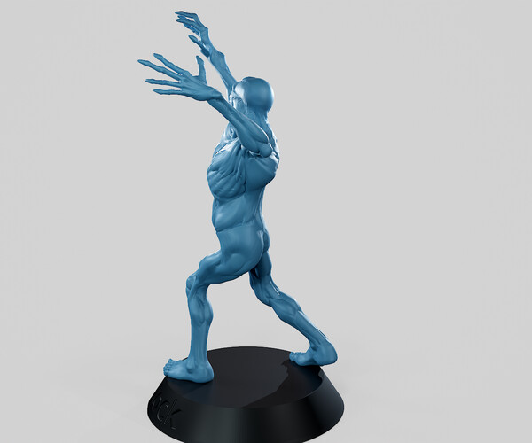 ArtStation - Zombie Undead Pose 02 3D printable model | Resources