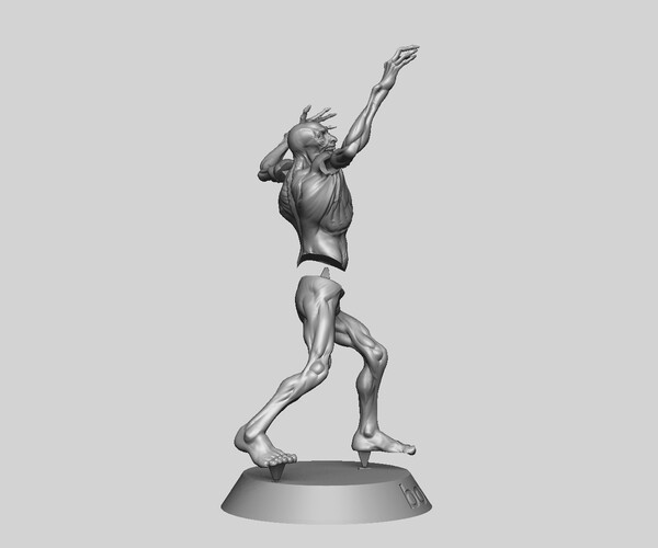 ArtStation - Zombie Undead Pose 02 3D printable model | Resources
