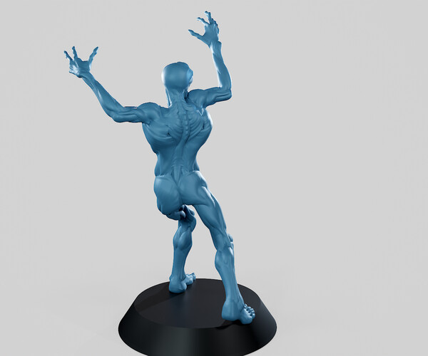 ArtStation - Zombie Undead Pose 02 3D printable model | Resources