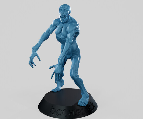 ArtStation - Zombie Undead Pose 03 3D print model | Resources