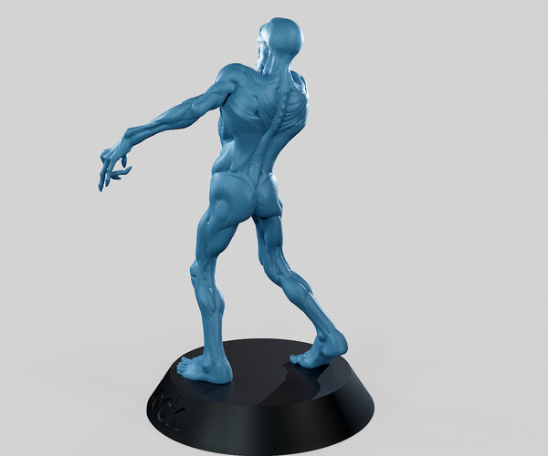 ArtStation - Zombie Undead Pose 04 3D print model | Resources