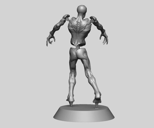 ArtStation - Zombie Undead Pose 04 3D print model | Resources