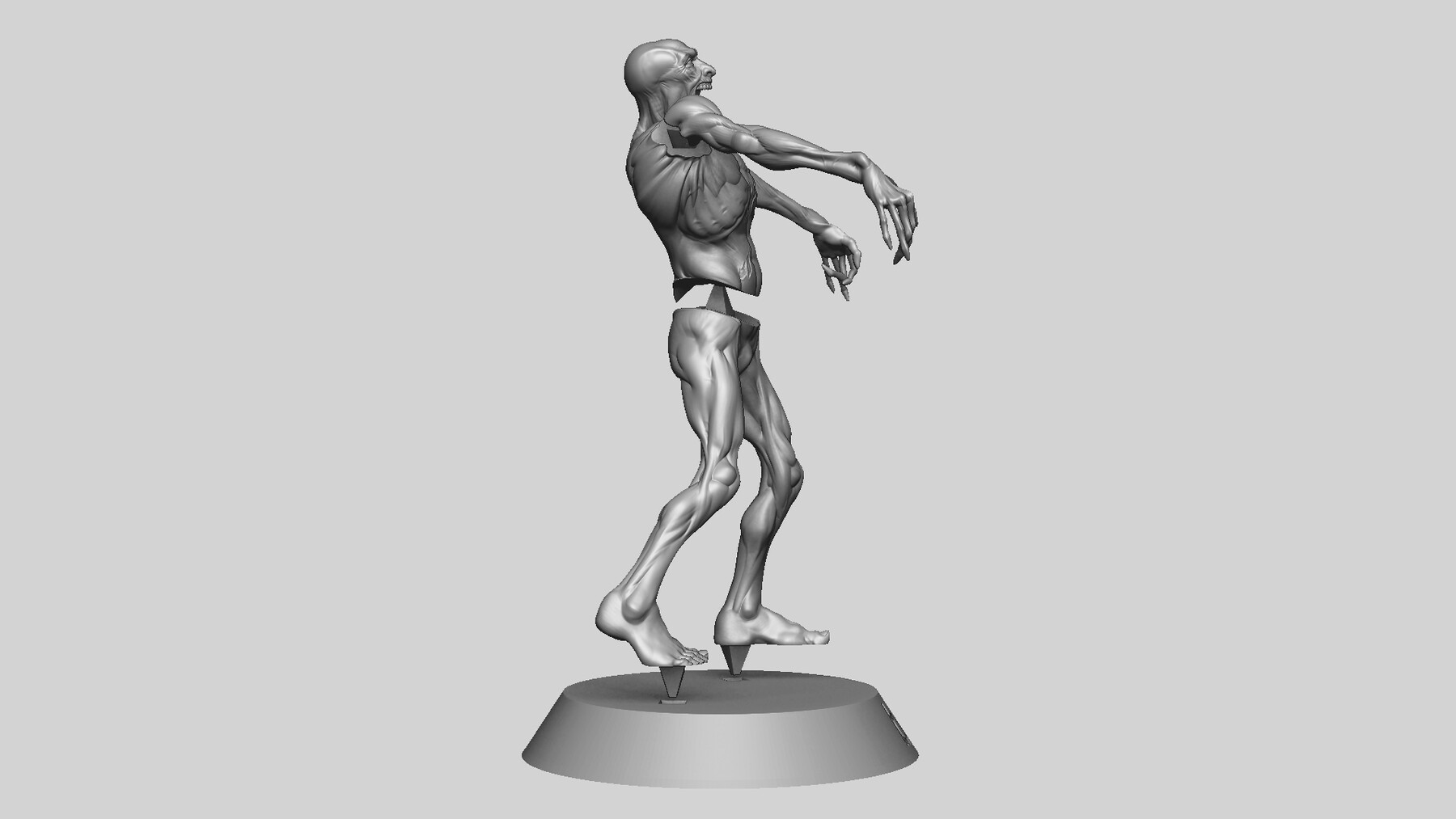 ArtStation - Zombie Undead Pose 04 3D print model | Resources