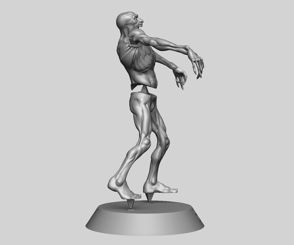 ArtStation - Zombie Undead Pose 04 3D print model | Resources
