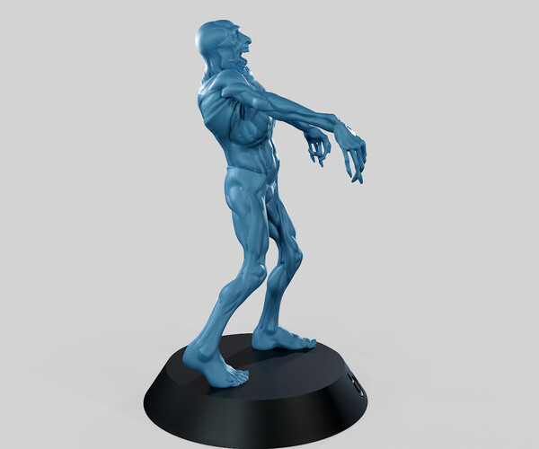 ArtStation - Zombie Undead Pose 04 3D print model | Resources