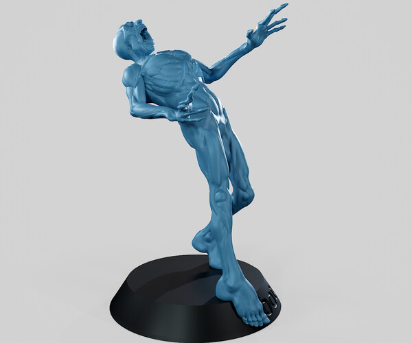 ArtStation - Zombie Undead Pose 05 3D printable model | Resources