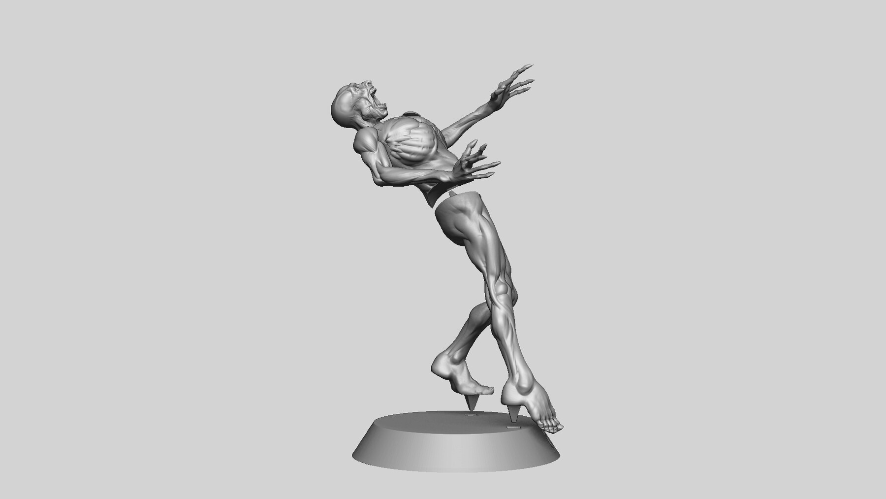 ArtStation - Zombie Undead Pose 05 3D printable model | Resources