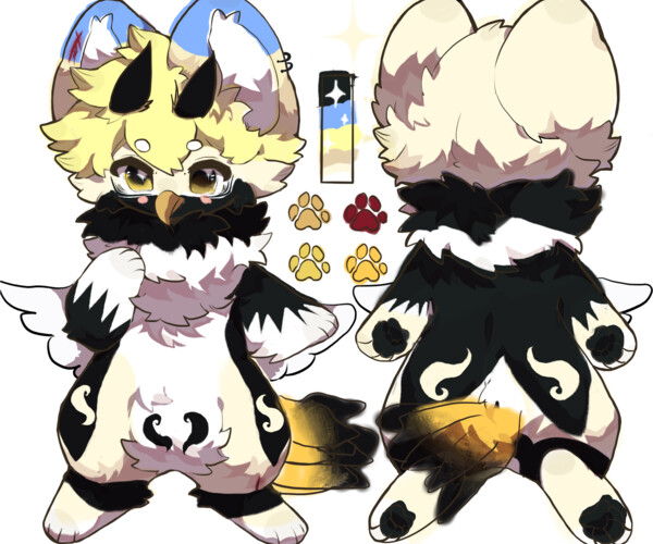 ArtStation - Kemono(Furry friend) Double view picture | Artworks