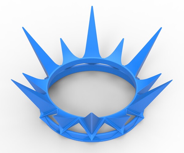 ArtStation - 3D printable Crown | Game Assets