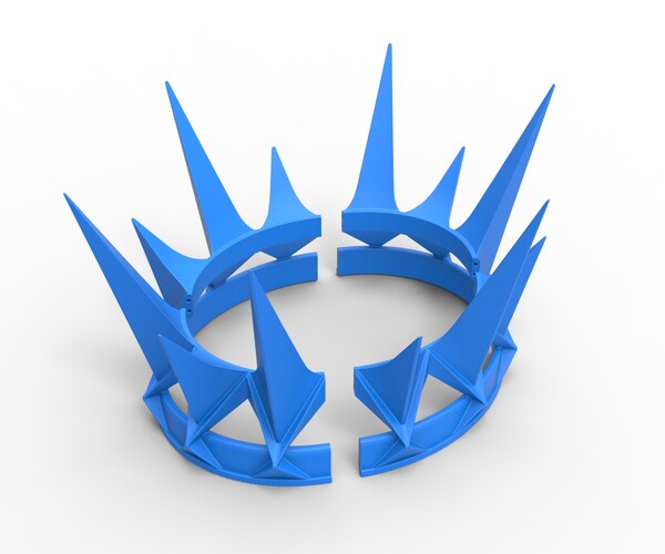 ArtStation - 3D printable Crown | Game Assets