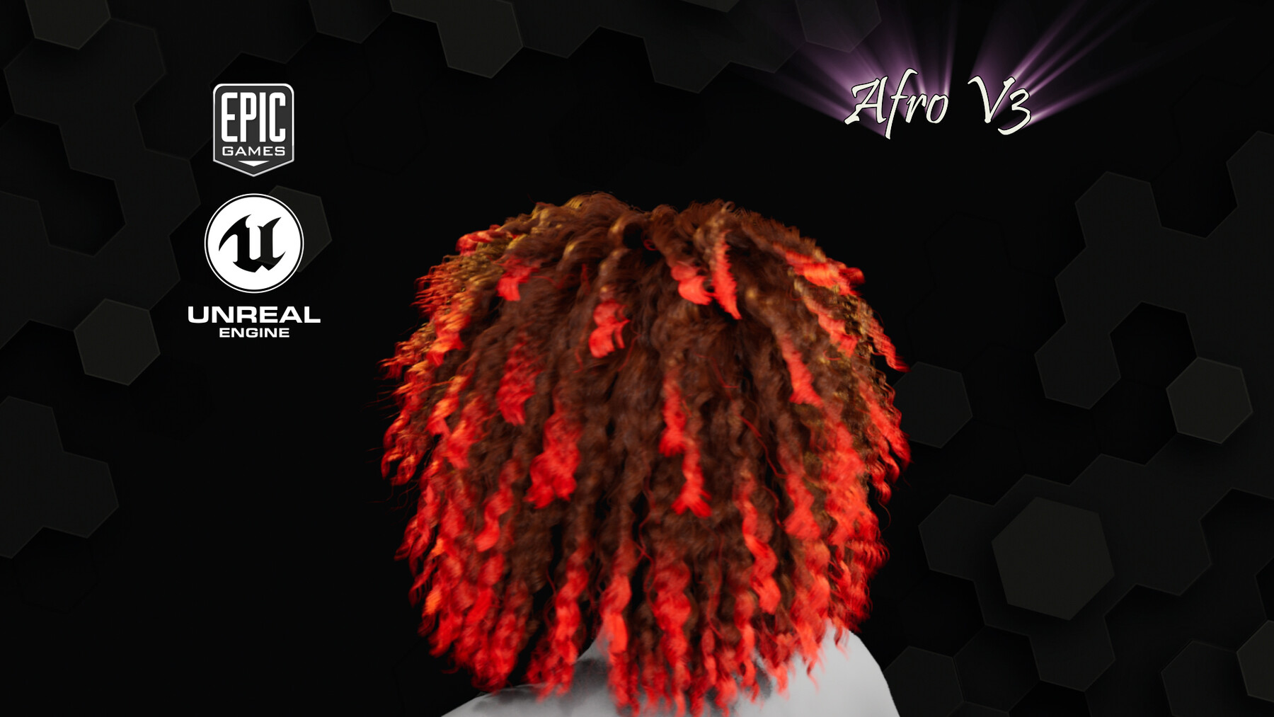 ArtStation - Afro V3 Groom UE | Game Assets