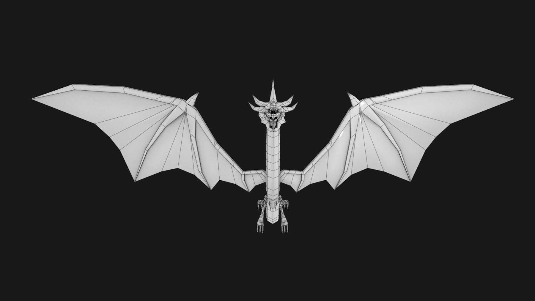 ArtStation - Slifer the Sky Dragon Low-poly 3D model | Game Assets