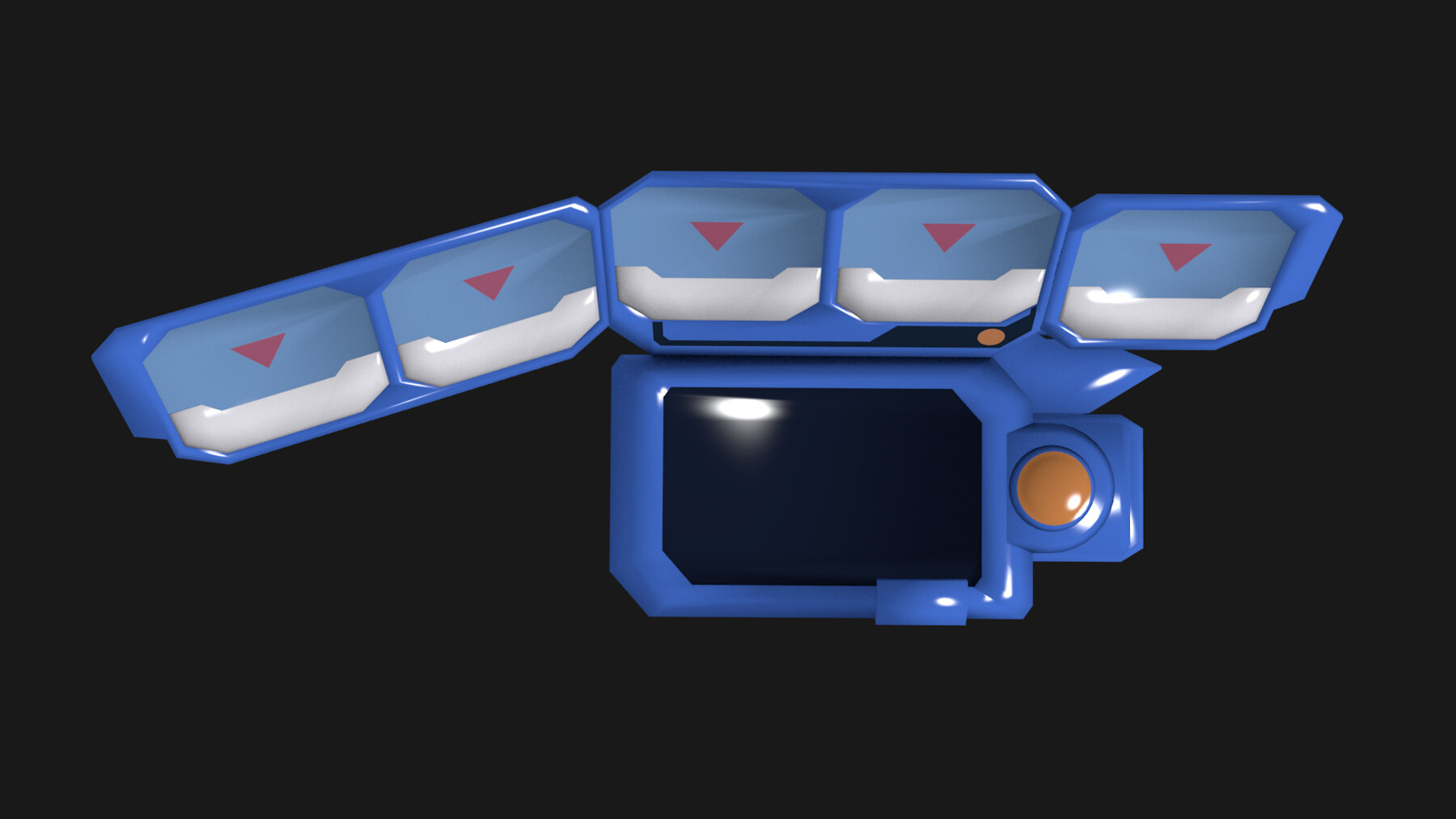 ArtStation - Shark Reginald Castle Duel Disk yugioh Low-poly 3D model ...