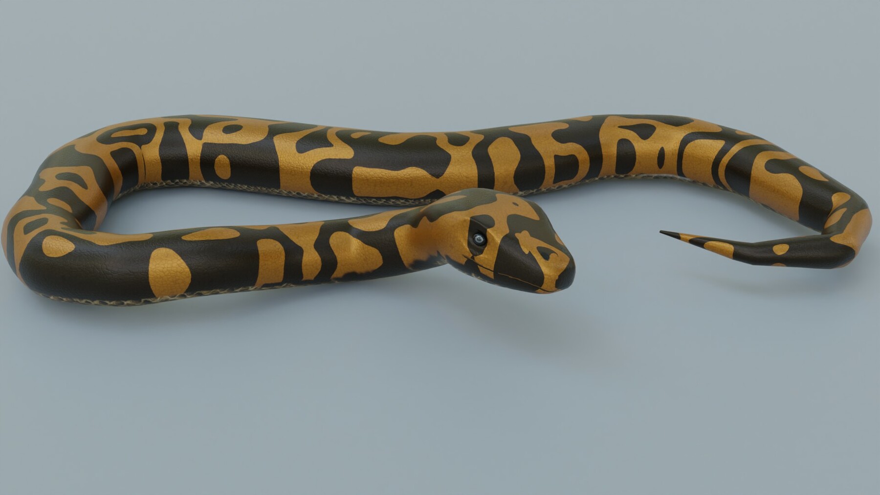Artstation - Python Snake - Rigged - Game Ready - Pbr | Game Assets