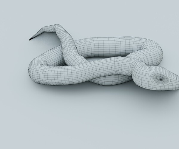 ArtStation - Python Snake - Rigged - Game Ready - PBR | Game Assets