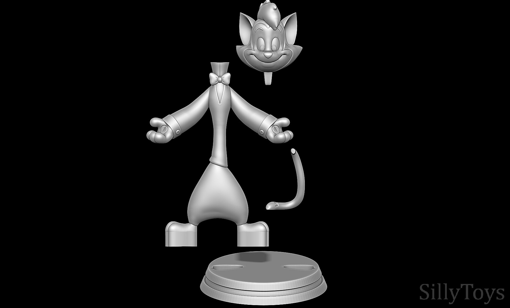 ArtStation - Danny - Cats Don`t Dance 3D print model | Resources