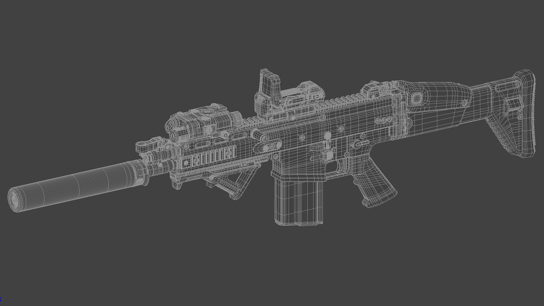 ArtStation - US SOCOM MK17 SCAR | Resources