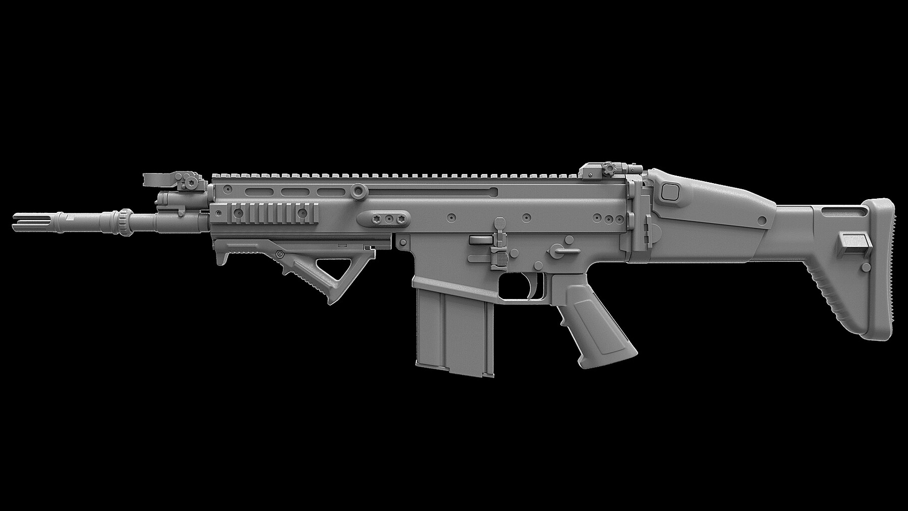 ArtStation - US SOCOM MK17 SCAR | Resources