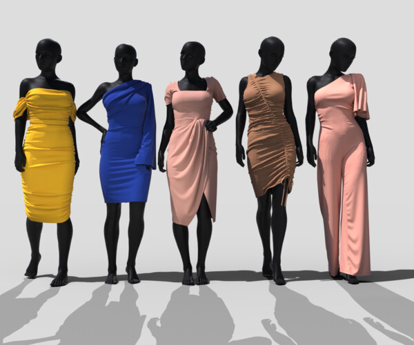 ArtStation - Realistic Women's Dresses | Resources