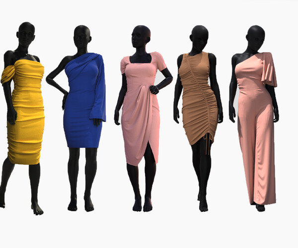 ArtStation - Realistic Women's Dresses | Resources