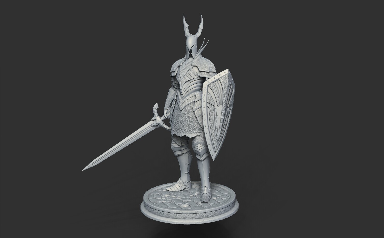 ArtStation - Black Knight - Dark Souls 3D Print | Resources