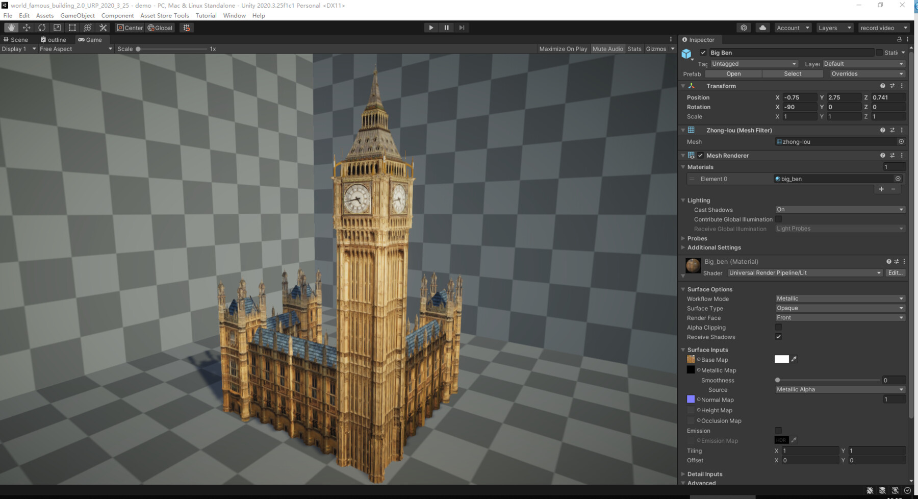 ArtStation - Big Ben | Game Assets