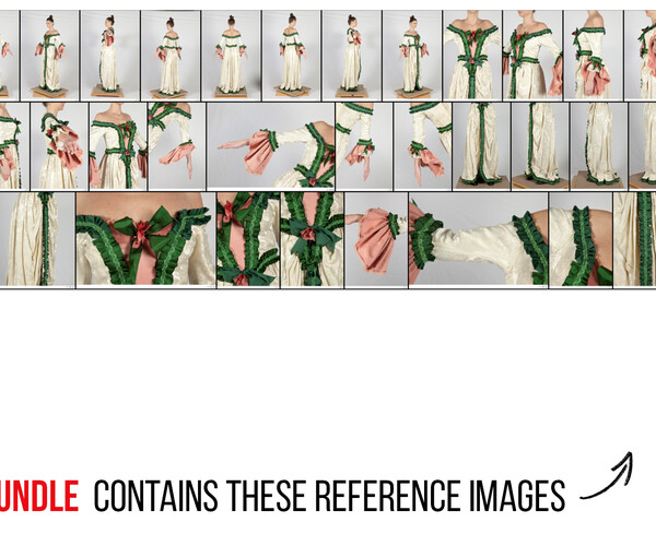 ArtStation - Historical Women's Clothing Reference #144 | Resources