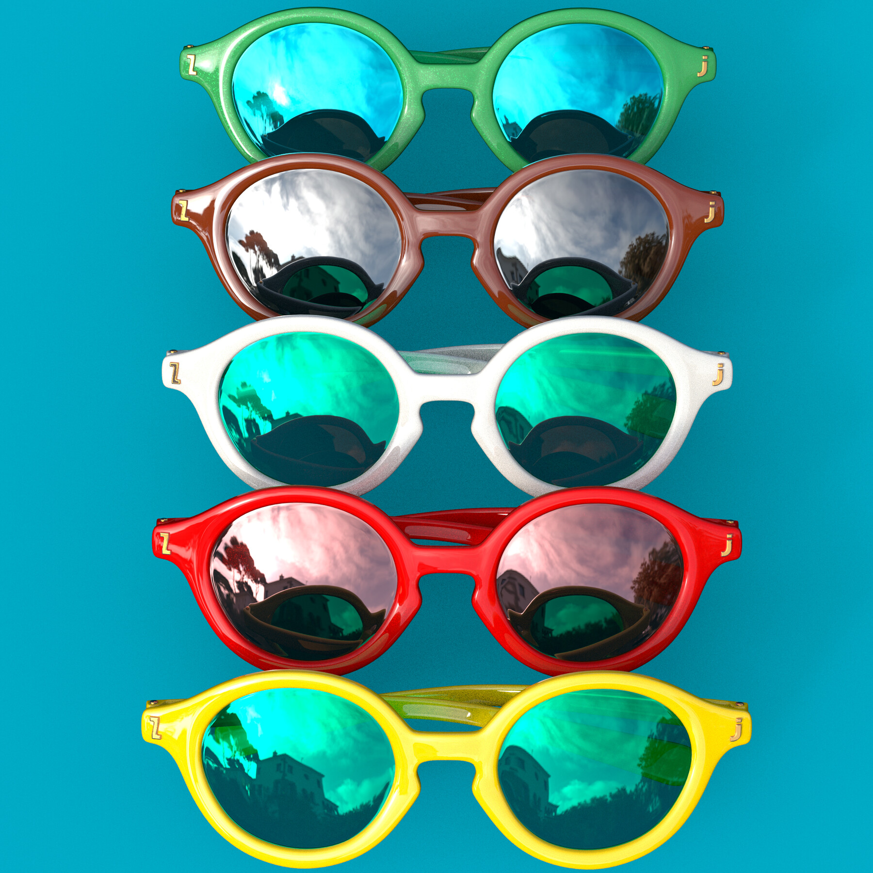 ArtStation - Sunglasses in 5 different colors | Resources