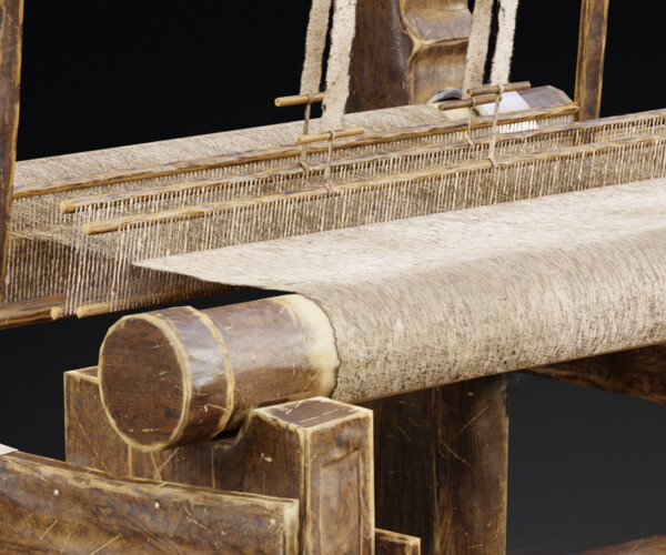ArtStation - Medieval Loom game-ready 3D model | Game Assets