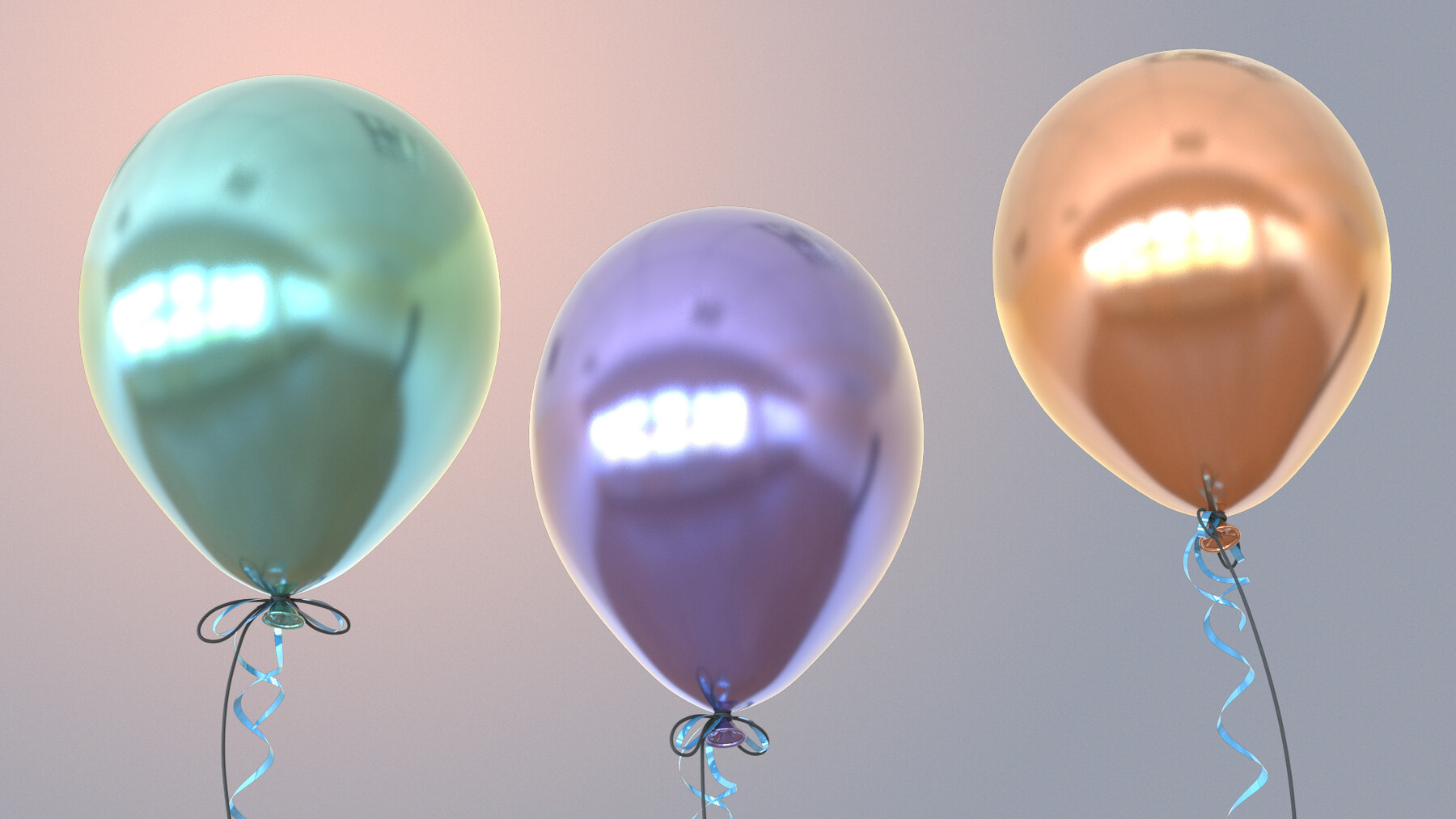 ArtStation - Balloons Low-poly model Collection | Resources